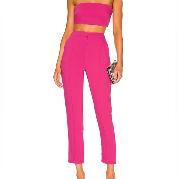 superdown | Pants & Jumpsuits | Superdown Remy Pink Twopiece Pant Set ...